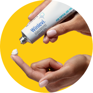 Twice Daily Dosing | WINLEVI® (clascoterone) cream 1% for HCPs