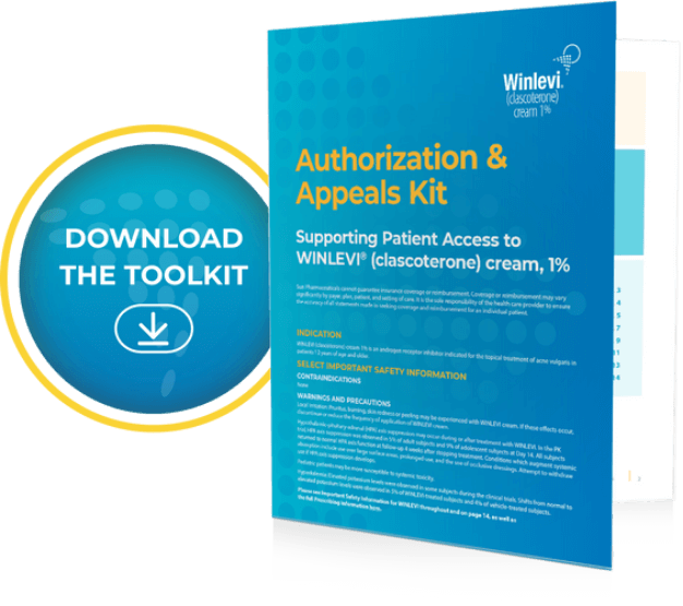 Savings | WINLEVI® (clascoterone) cream 1% for HCPs